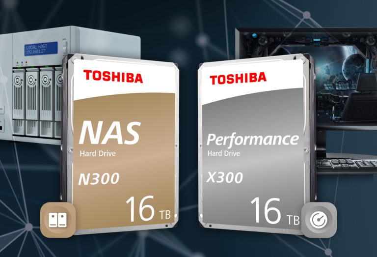 Toshiba adds 16TB capacity to N300 and X300 Hard Drive Series - EMEA Region – Toshiba Storage ...