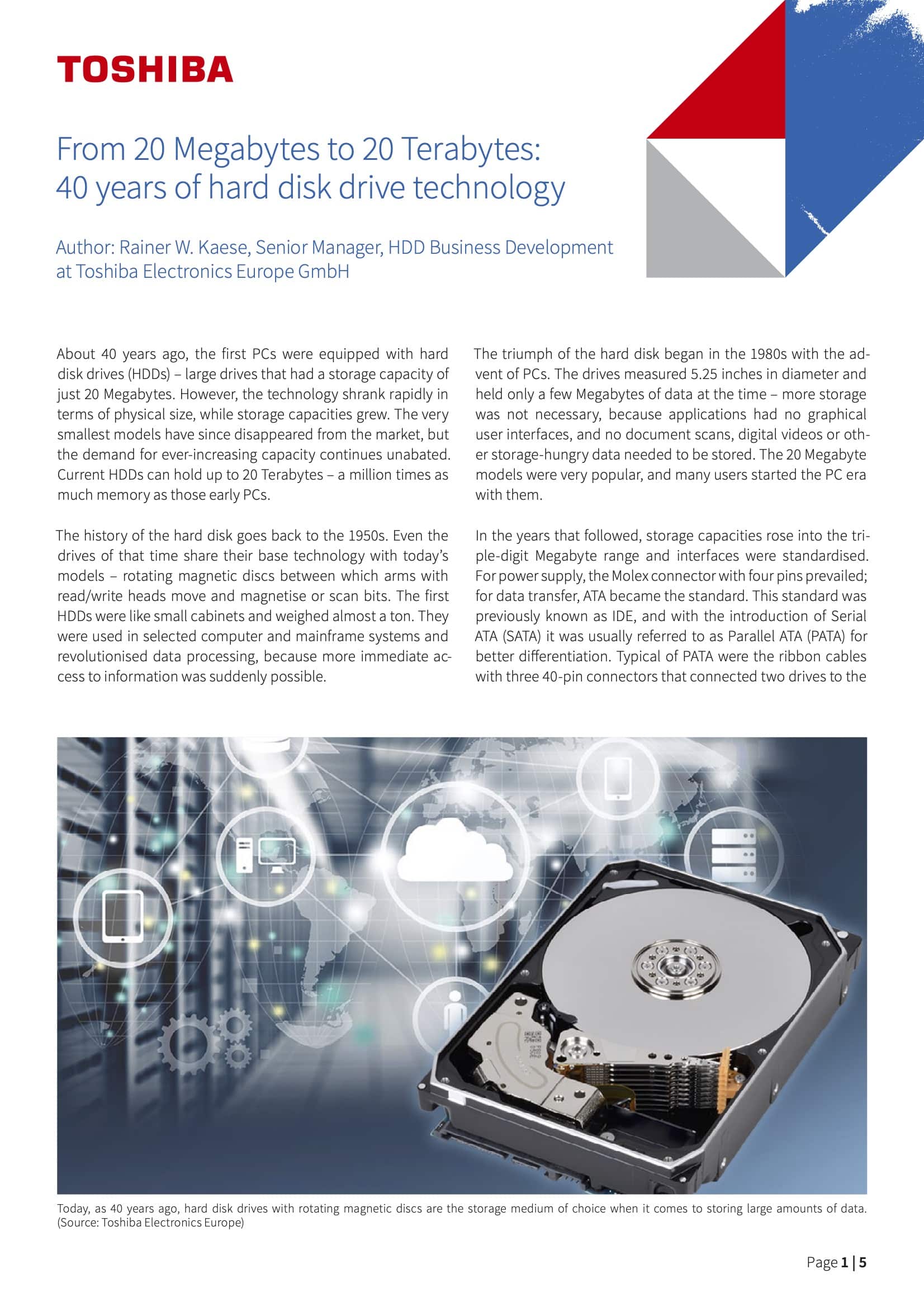 From 20 Megabytes to 20 Terabytes: 40 years of hard disk drive ...